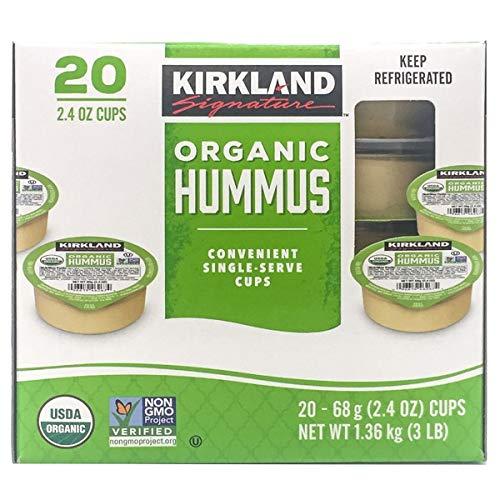Kirkland Signature Organic Hummus - 20 Pack (2.4 oz each) | Premium ...