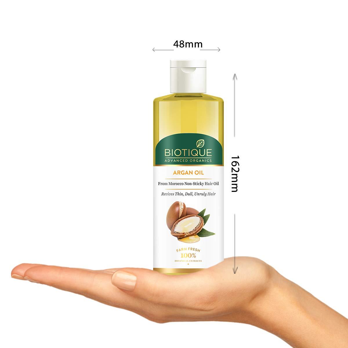 Biotique Argan Oil from Morocco 200ml - Nourishing Hair Oil | Buy Now ...