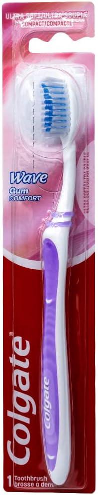 Colgate Wave Gum Comfort Ultra Soft Toothbrush - Pack of 6 (Colors Vary ...