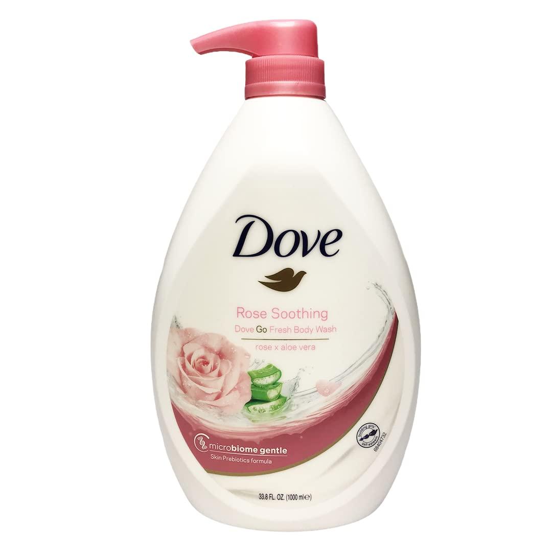 Dove Rebalancing Go Fresh Body Wash - Rose Soothing Scent - Aloe Vera ...