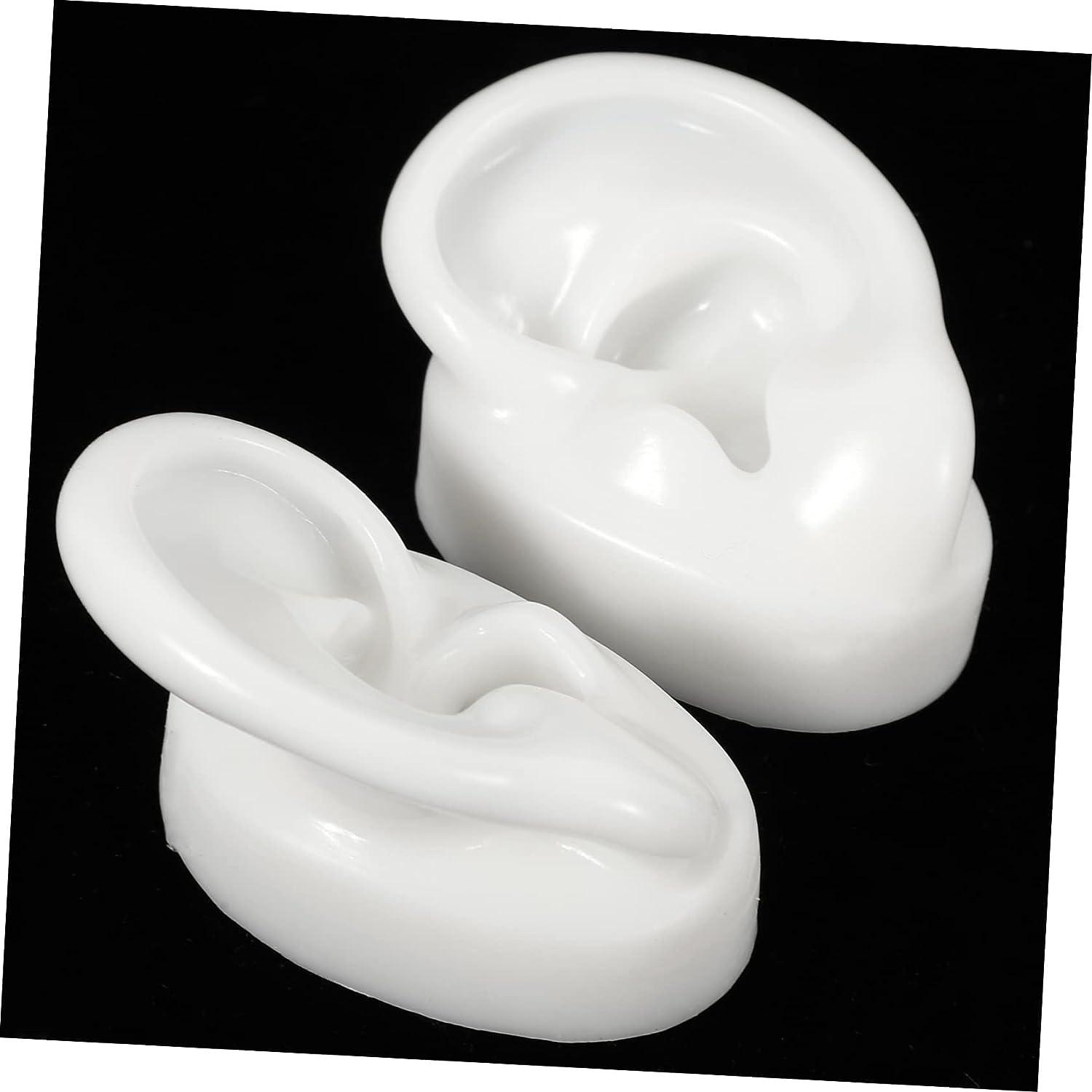 ULTECHNOVO Silicone Ear Mold Desk for Office - 1 Pair | Simulation Ear ...