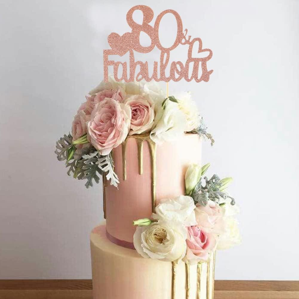 80th cake ideas