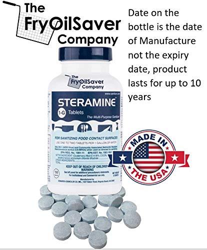 2 x Steramine Sanitizing Tablets - 300 Tablets for Food Contact ...