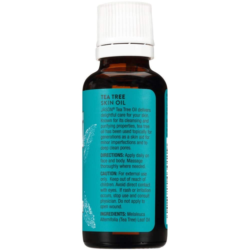 Jason Natural Tea Tree Skin Oil 1 fl oz - Pure & Herbal Moisturizer ...