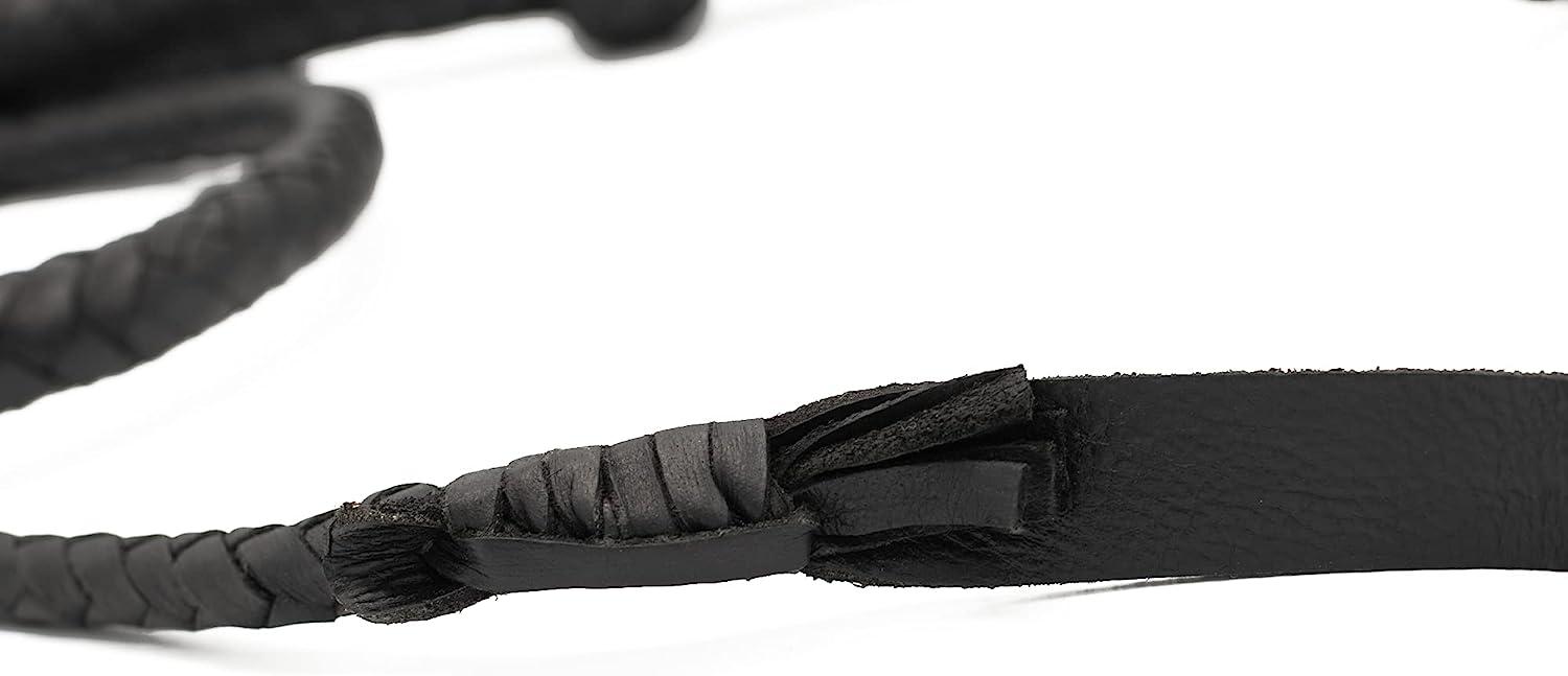 Ardour Crafts Bull Whip 4 feet Handmade Leather Cowhide Stock Whips for ...