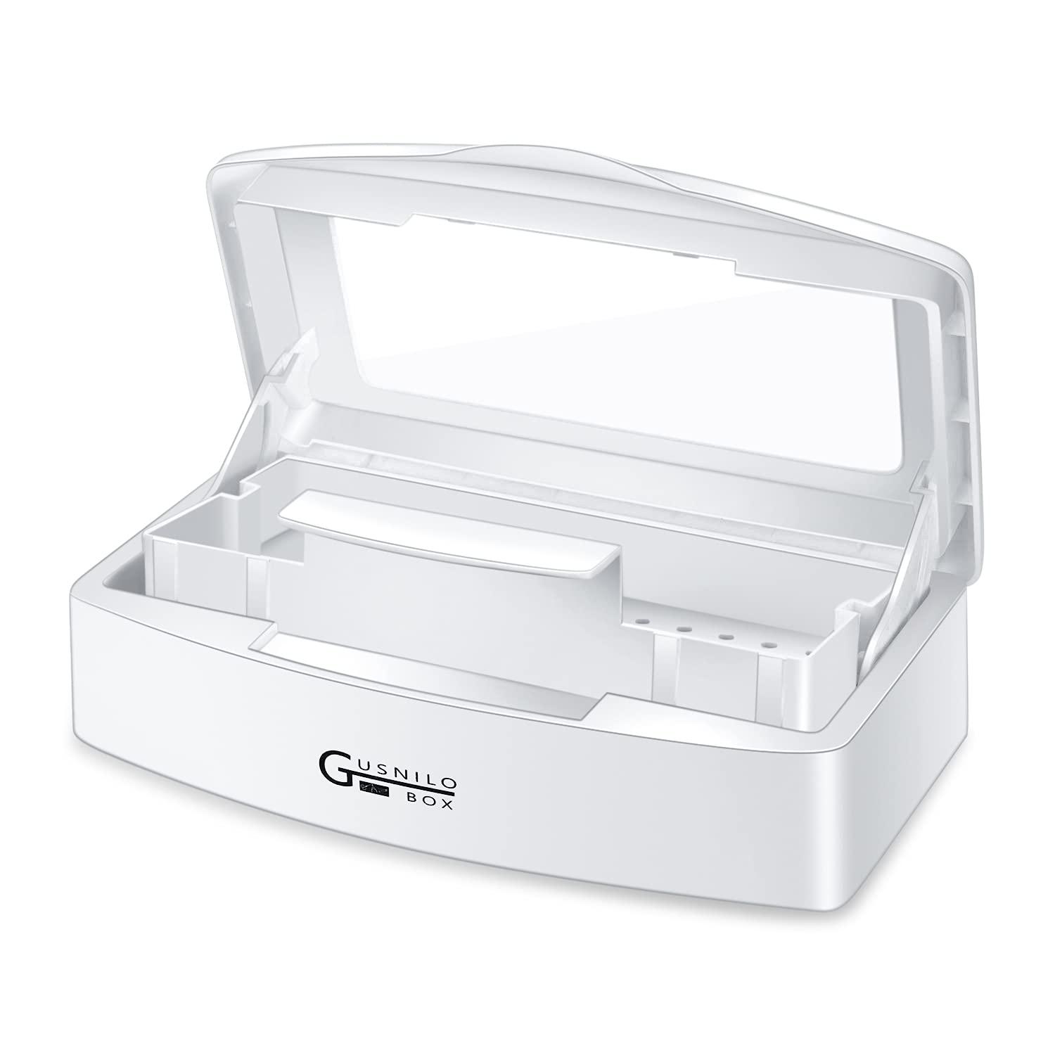 Gusnilo Sanitizing Tray - Nail Tool Sterilizer Box for Salon & Spa ...