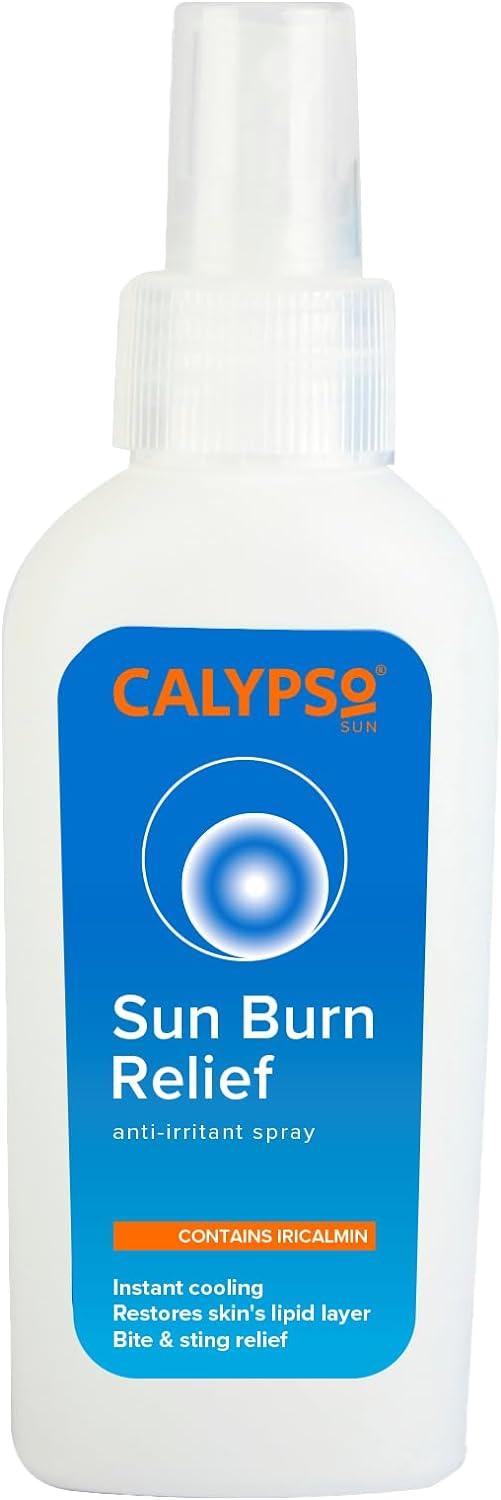 Calypso Sun Burn Relief Spray - Fast Soothing Relief for Sunburned Skin ...