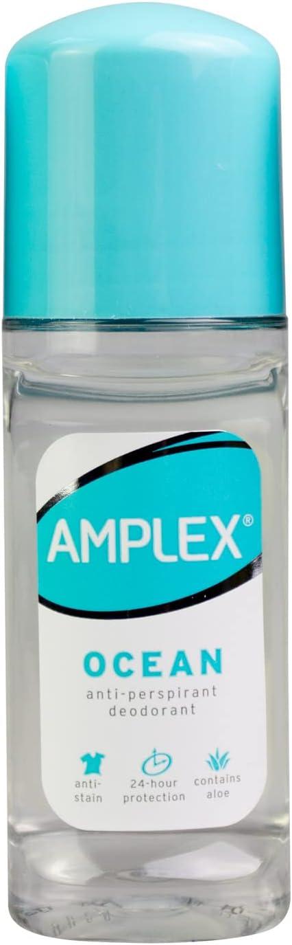 Amplex Ocean Anti-Perspirant Deodorant Roll-On 50ml - Long-Lasting ...