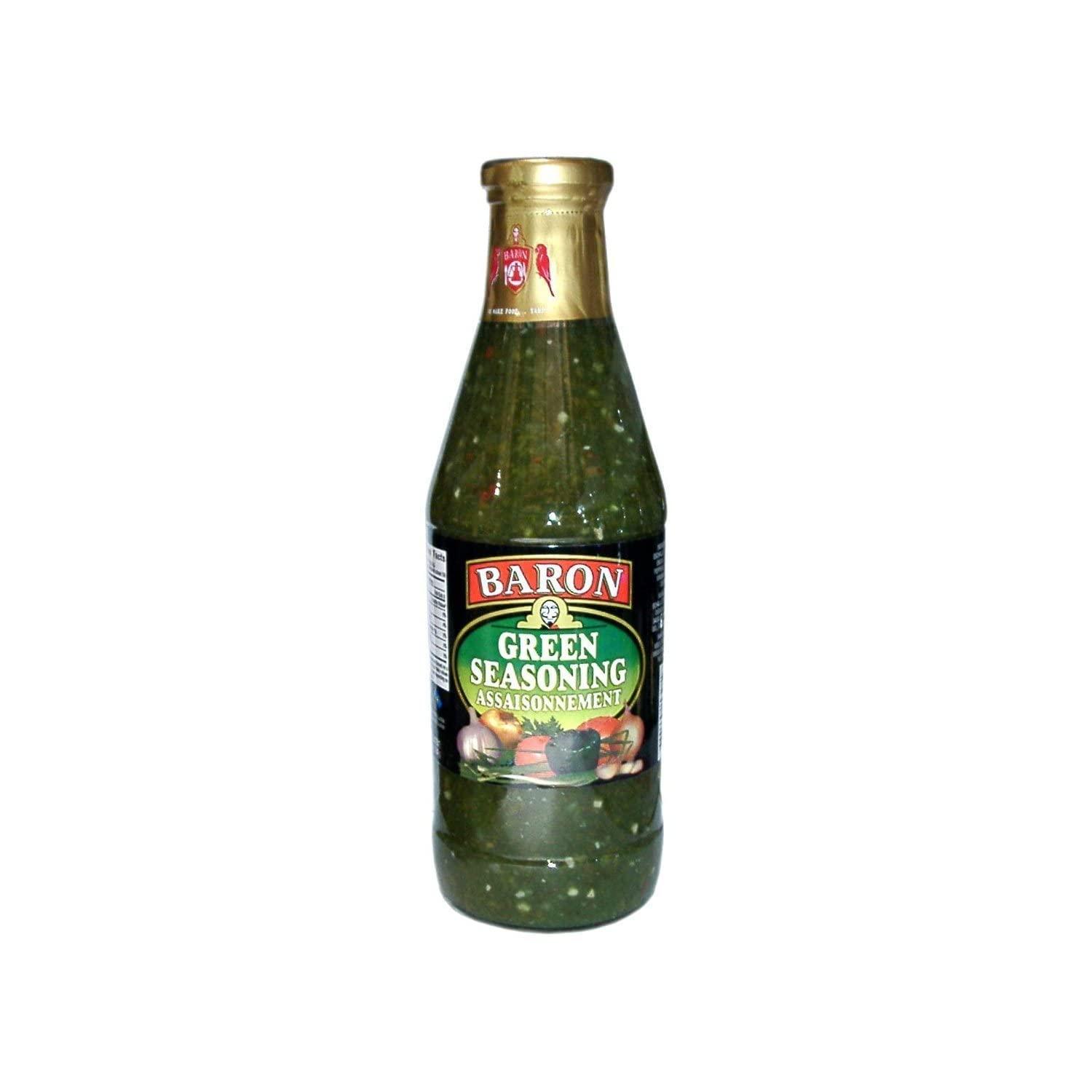 Baron Green Seasoning 370ml: Authentic Caribbean Blend for Flavorful ...