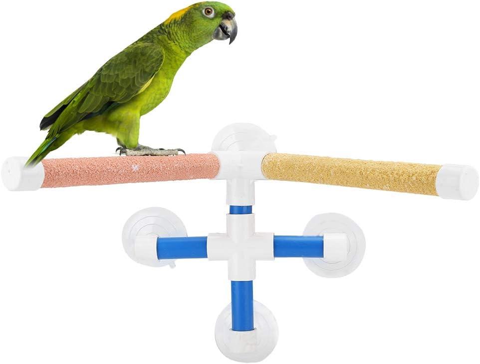 Birds Shower Perches Parrots Shower Standing Bird Perches Stand Toy ...