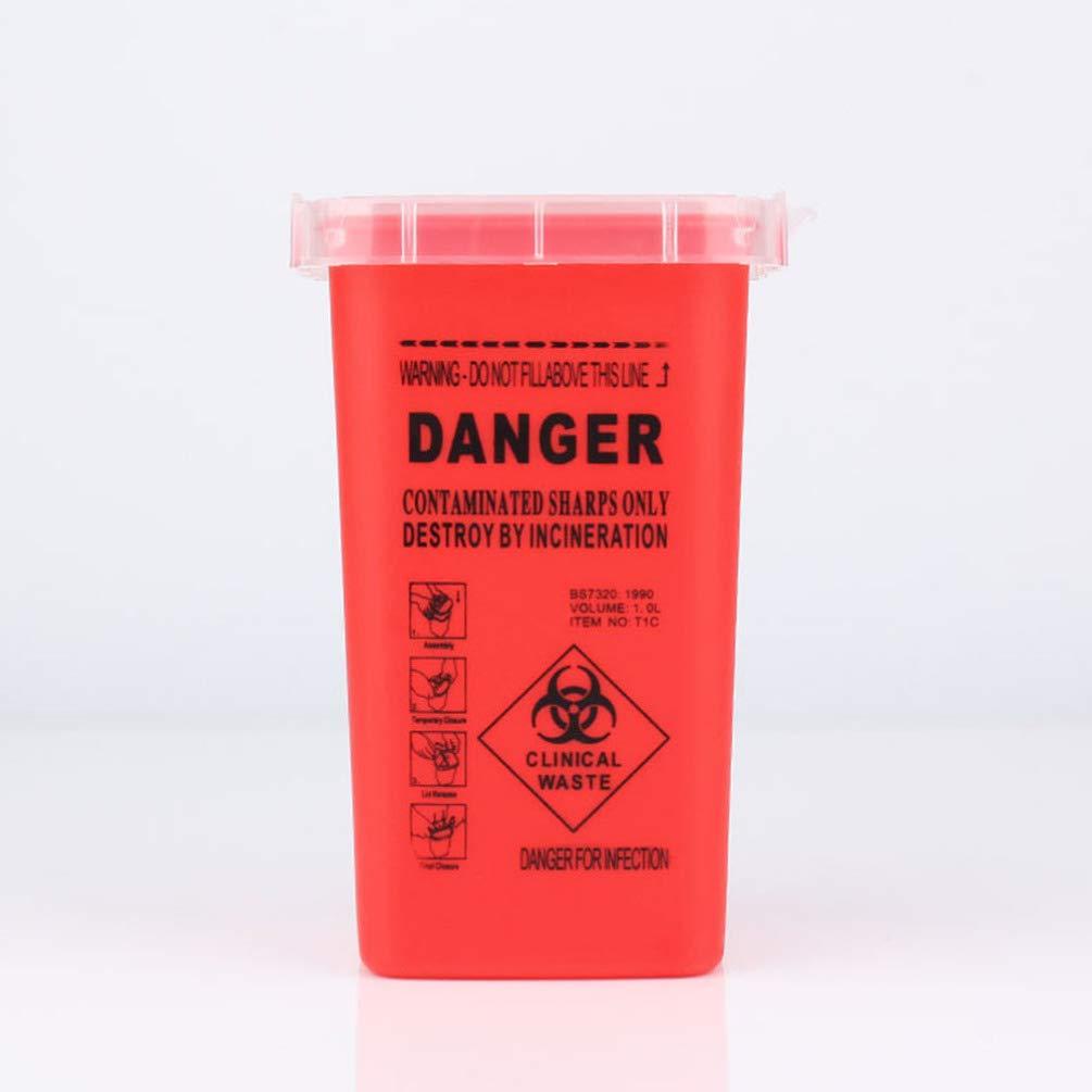 Sharps Container DOITOOL Sharps Disposal Container Small Blade Disposal ...