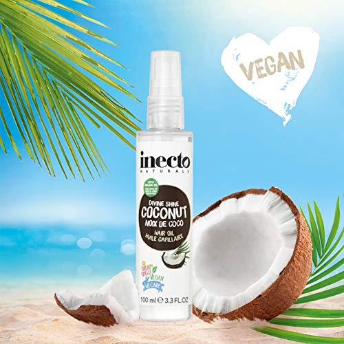 Inecto Divine Shine Coconut Hair Oil 3.3 fl oz - Nourishing & Shine ...