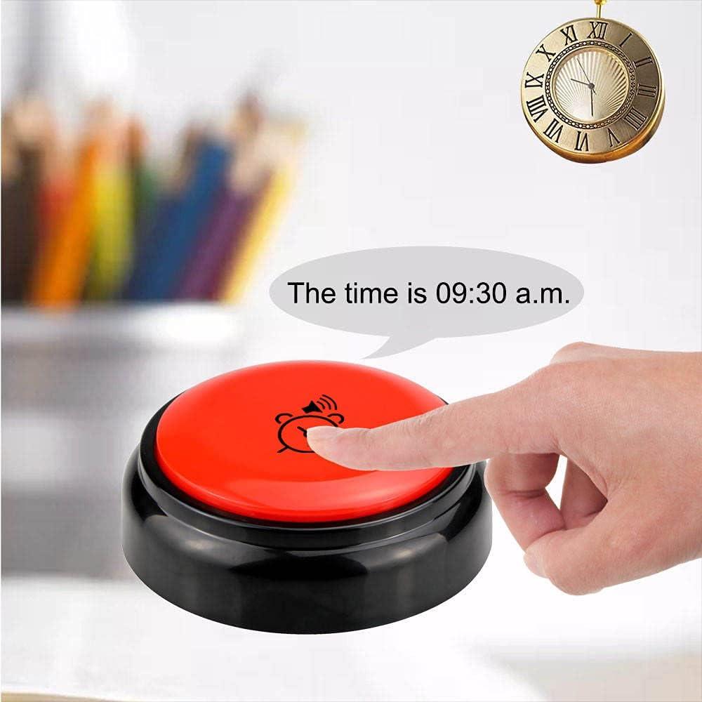 Memo24 Alarm Clock for Blind & Visually Impaired - Talking Clock with ...