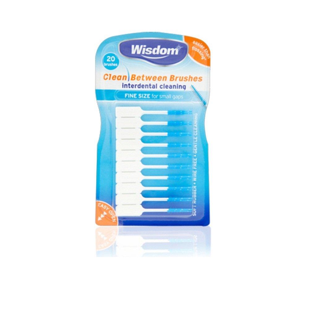 Wisdom Clean Between Interdental Brush - 20 Count (Pack of 1) | Dental ...