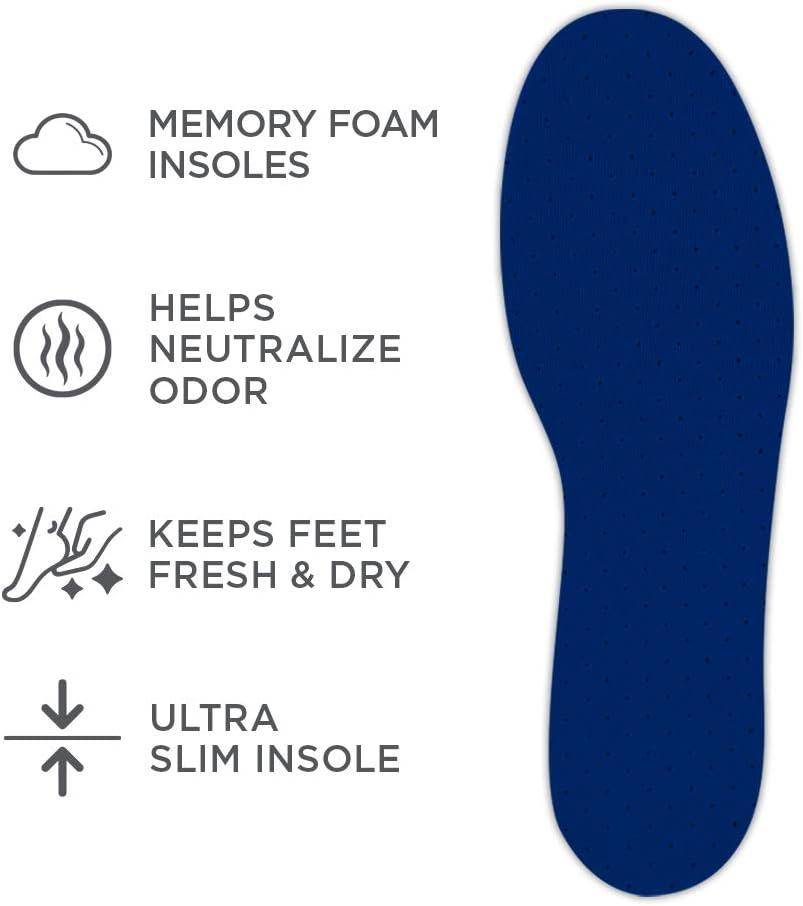 Arm & Hammer Memory Foam Insoles - 3 Pack for Odor Control & Comfort | Buy Now with Express ...