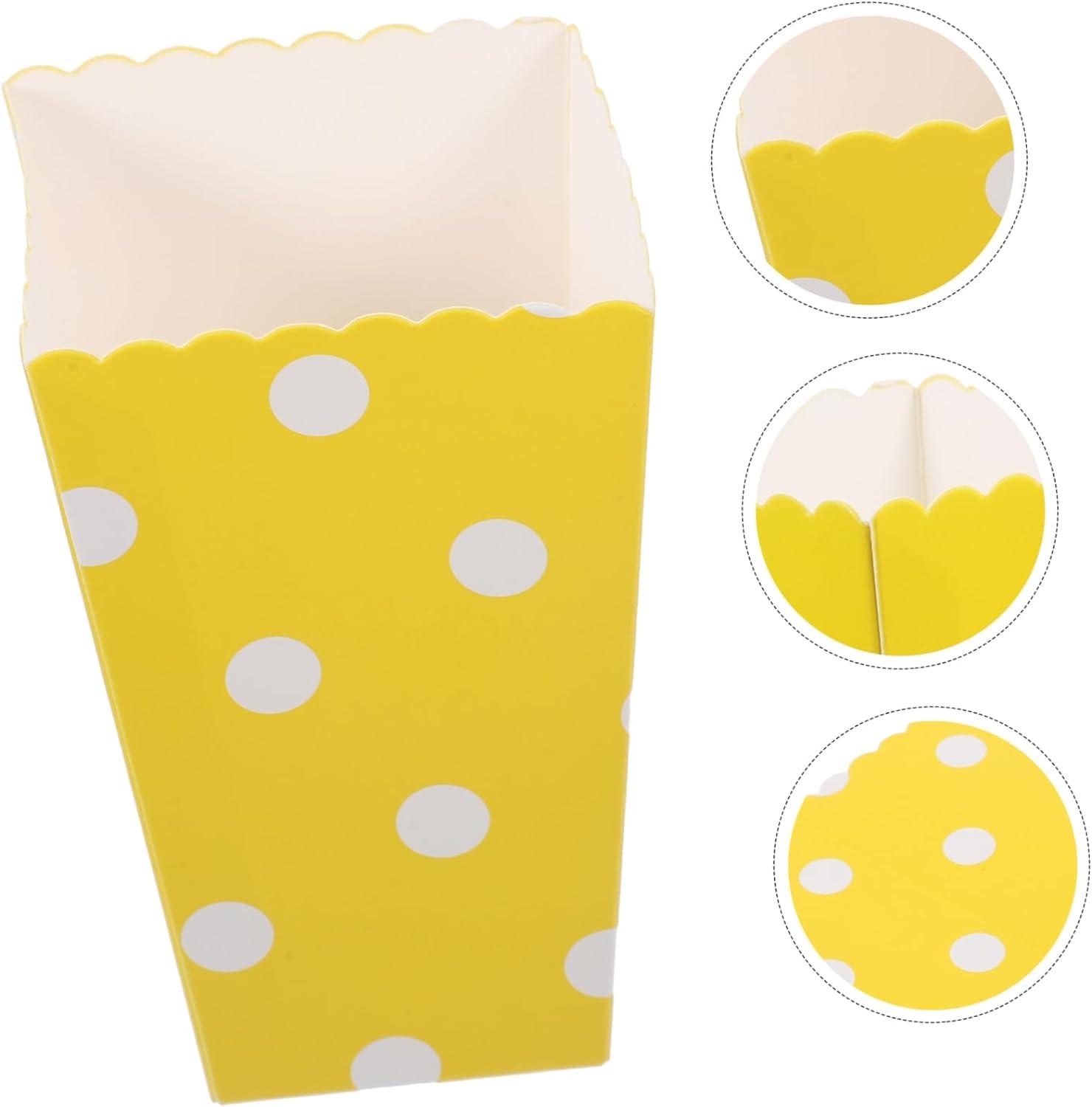 Zerodeko 24pcs Boxes party popcorn buckets gift box tight popcorn ...