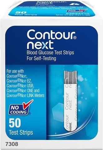Contour Next EZ Diabetes Testing Kit with Meter, Test Strips, Lancets ...