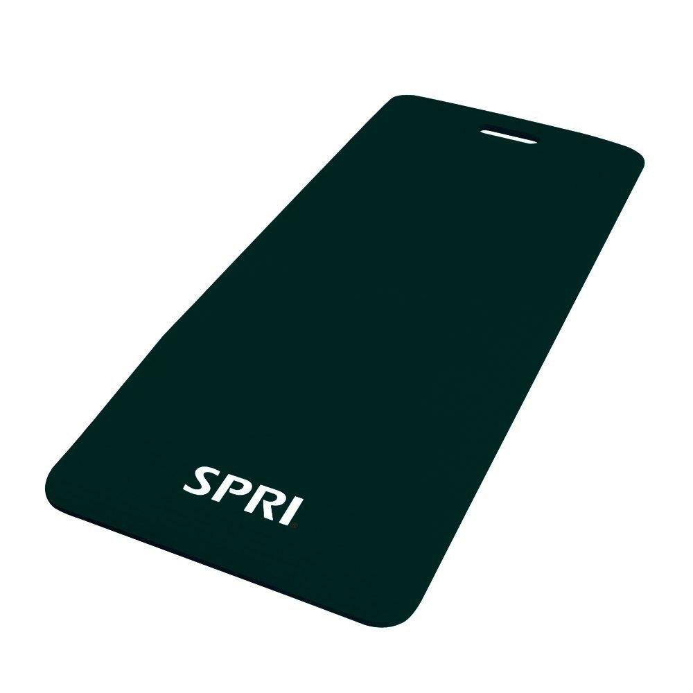 SPRI Exercise Mat for Fitness, Yoga, Pilates, Stretching - Black ...