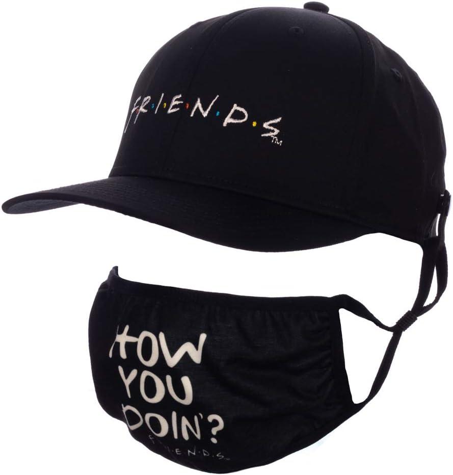 Bioworld Friends Logo Quote Face Mask & Hat Combo - Stylish ...
