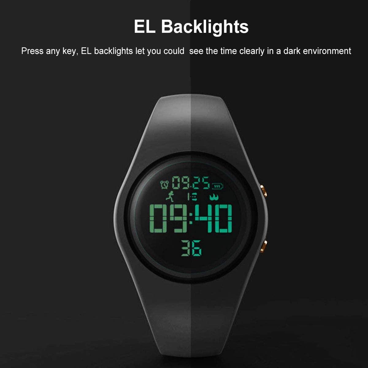 Simple Fitness Tracker Swim Waterproof No APP Need Step Counter Walking ...