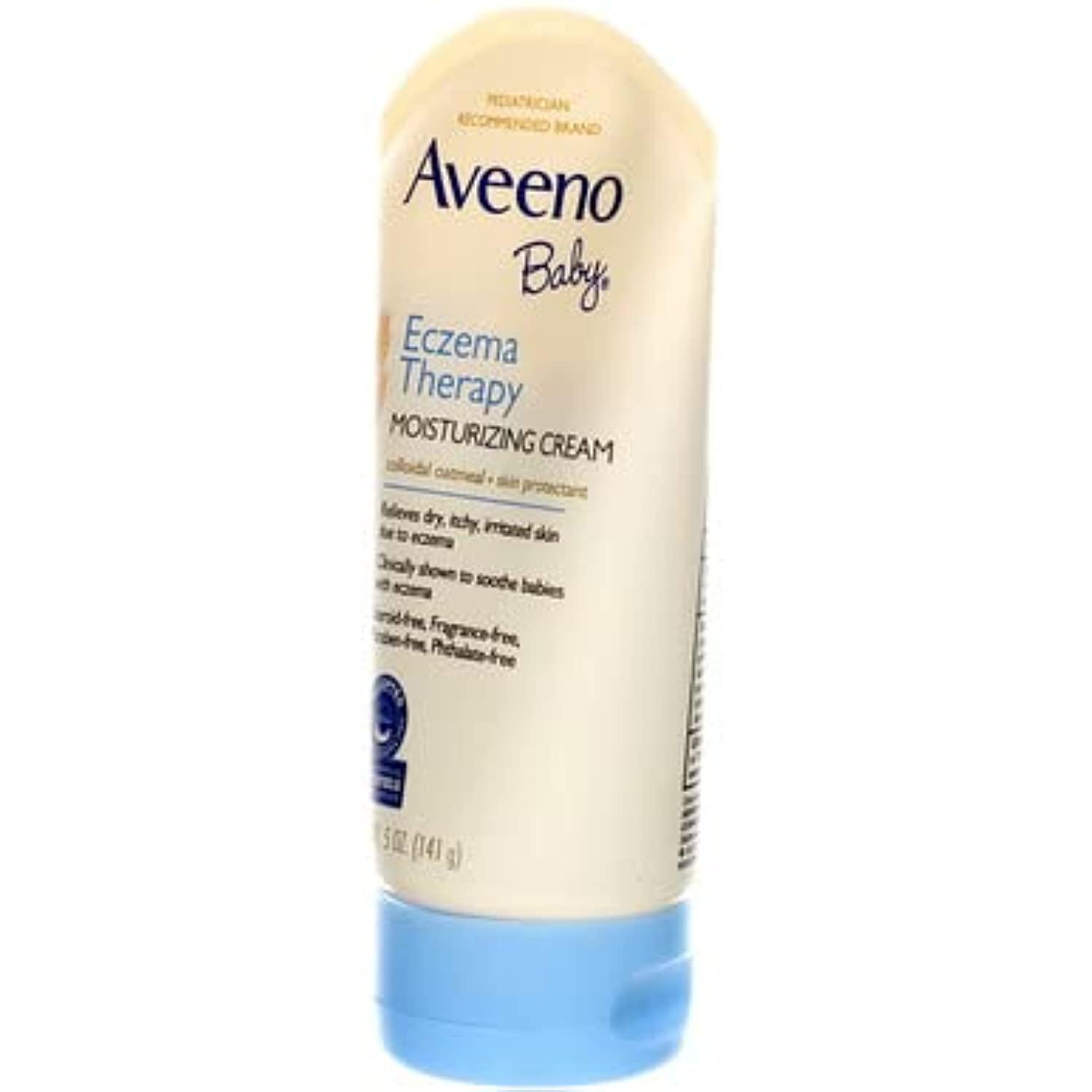 Aveeno Eczema Therapy Daily Moisturizing Cream 5 oz - Colloidal Oatmeal ...