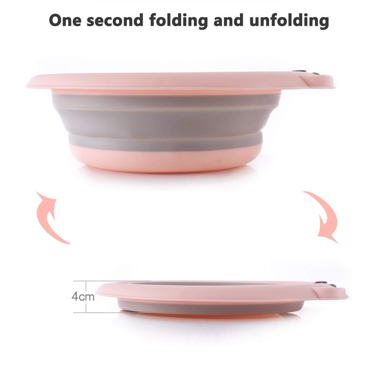 Yutianli 2pk Collapsible Wash Basin Portable Baby Bottle Wash Basin ...