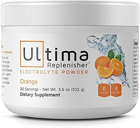 Hydrating Electrolyte Powder - Orange Flavor - 30 Servings - 3.6 oz ...