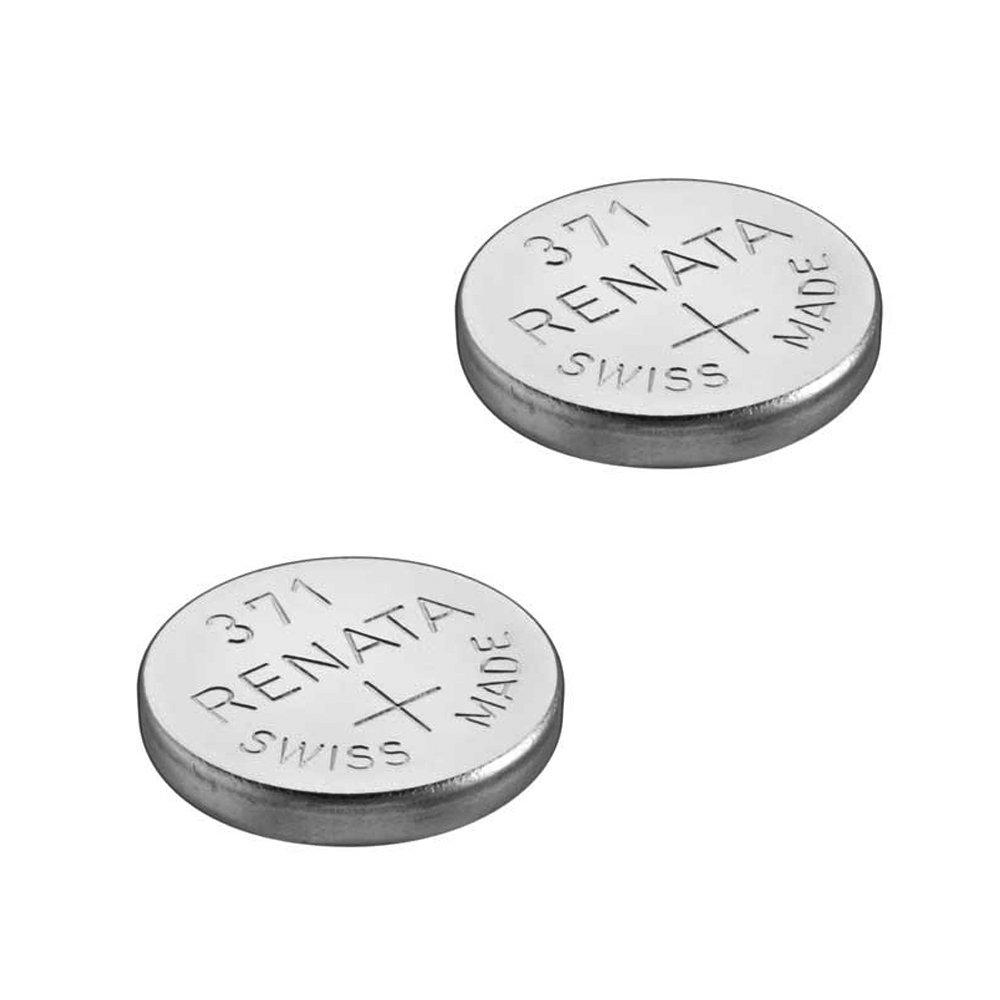 Buy Swiss Made Renata 371 Watch Battery (2 Pack) - High Quality SR 920 ...