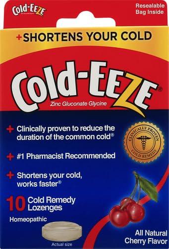 Cold-EEZE Cherry Lozenges 10 Count - Fast Cold Remedy | Buy Now with ...