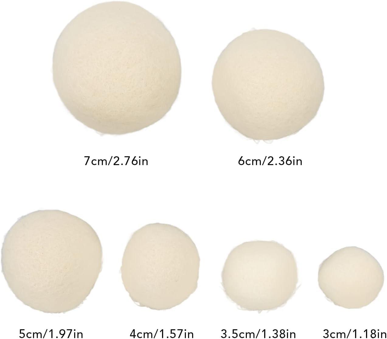 Felt Balls-6 Wool Drying Balls Dryer Balls Laundry Balls Static ...