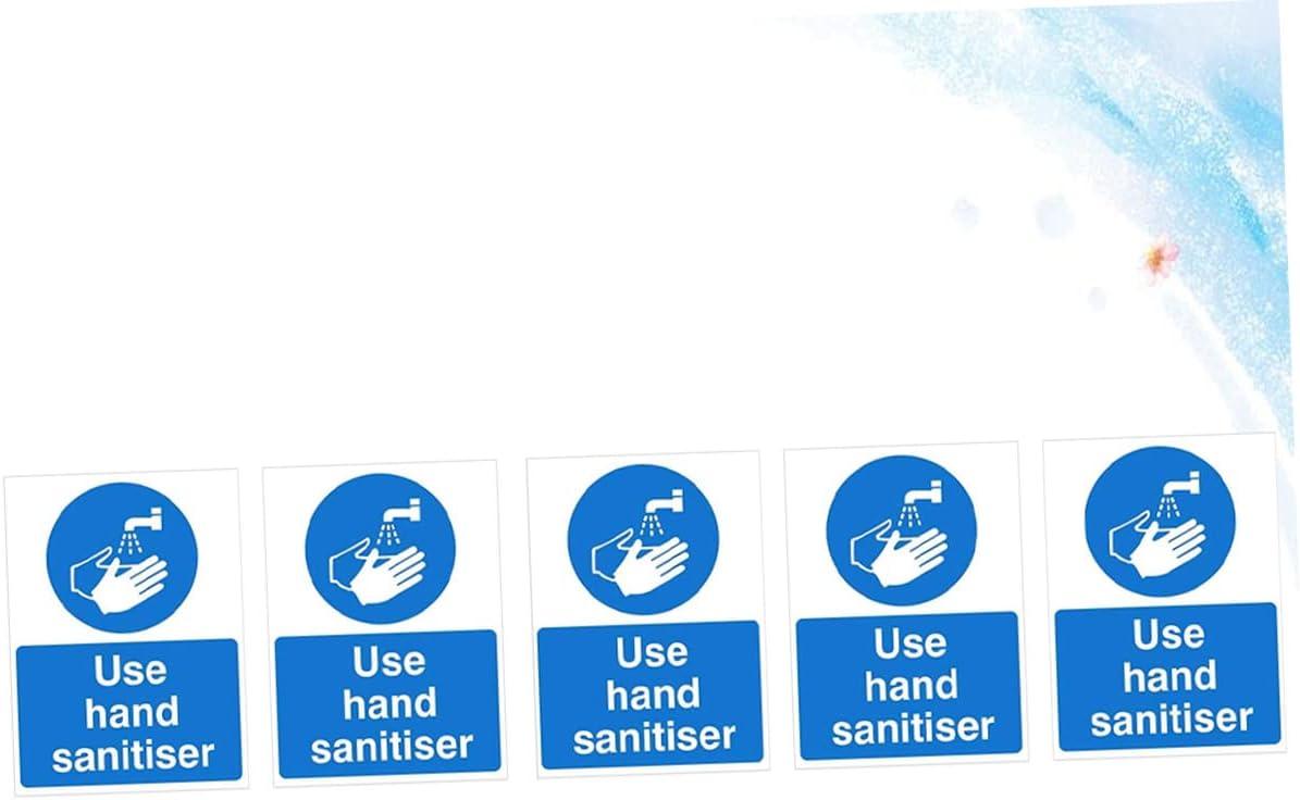 Hemoton 5pcs Pinup Wash Your Hand Stickers - Hand washing Sign Posters ...