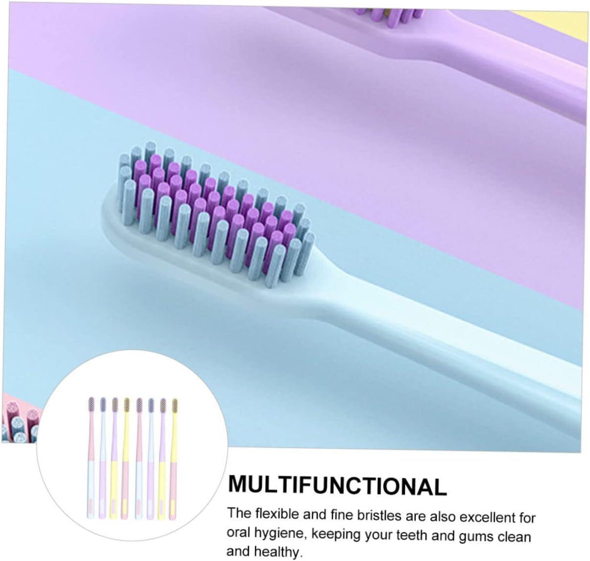 Buy Minkissy 8-Pack Ice Cream Toothbrushes for Sensitive Gums | Adult ...