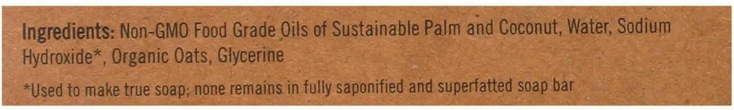 Sappo Hill Oatmeal Bar Soap - Natural Handcrafted Soap, 3.5 oz | Buy ...