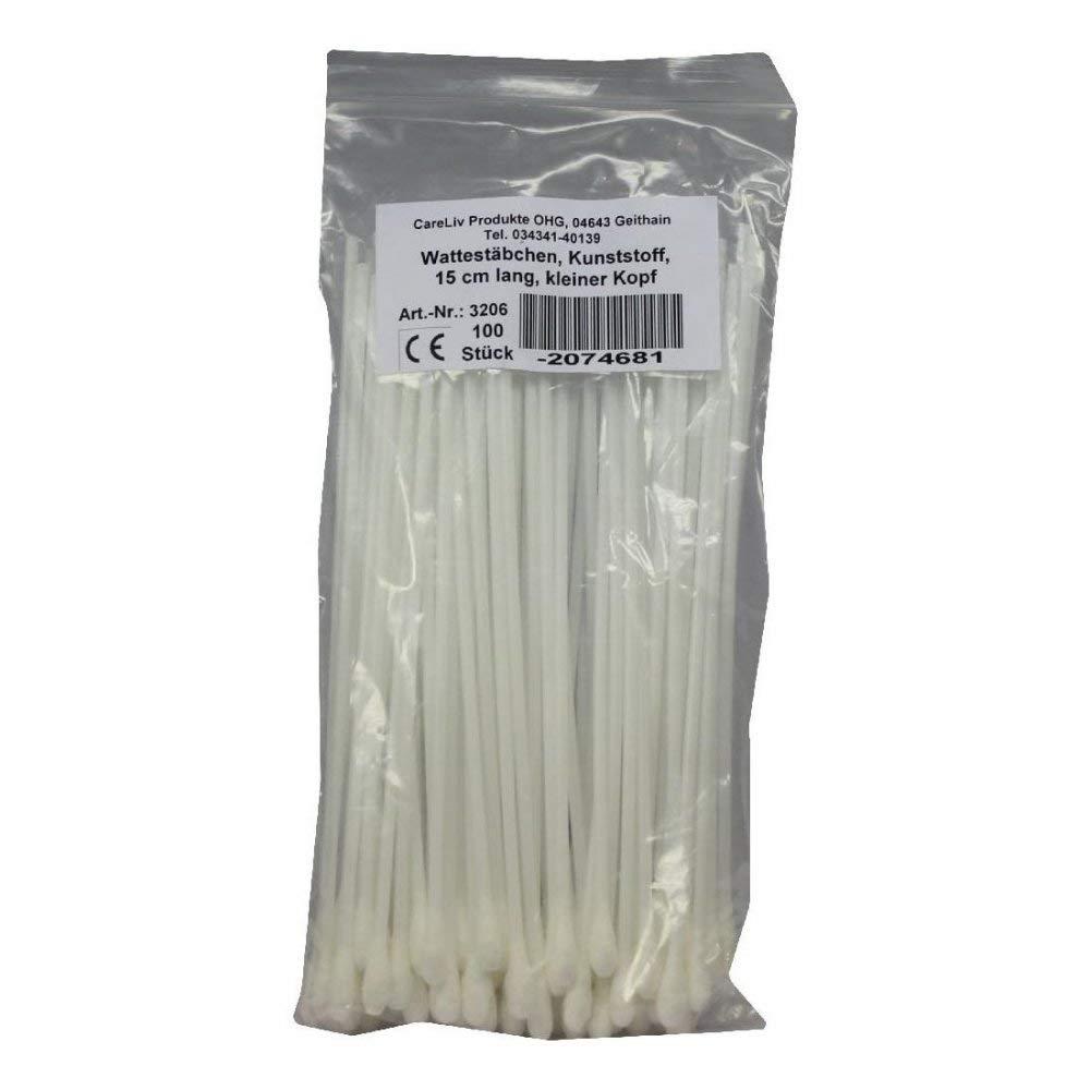 Cotton Swabs 100 pcs Plastic Small Head 15 cm | Eco-Friendly Soft ...