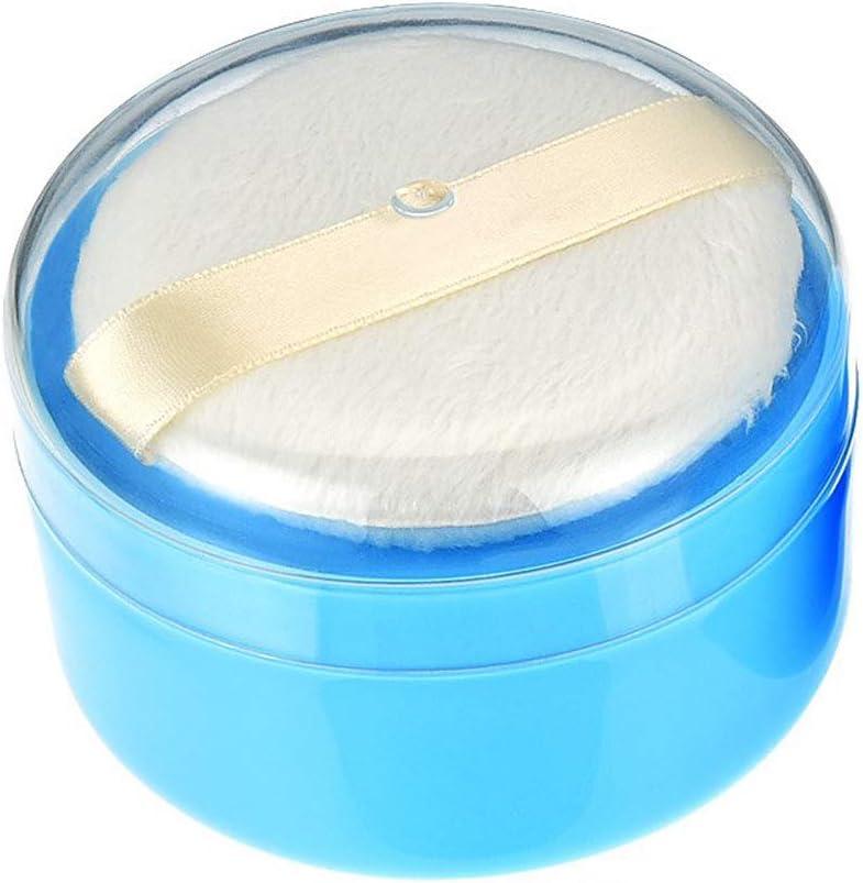 Baby Talcum Powder Puff Box - Empty Body Powder Container for Travel ...