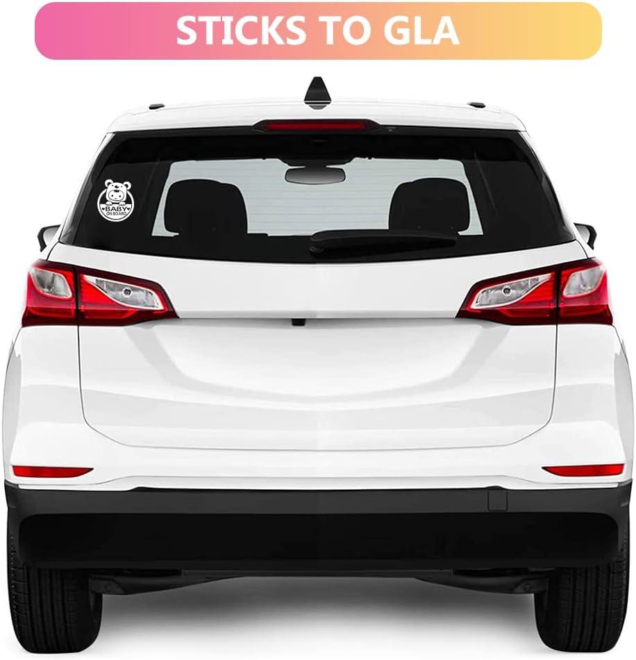 Baby on Board Stickers - Cute Removable Car Safety Stickers (2PCs ...