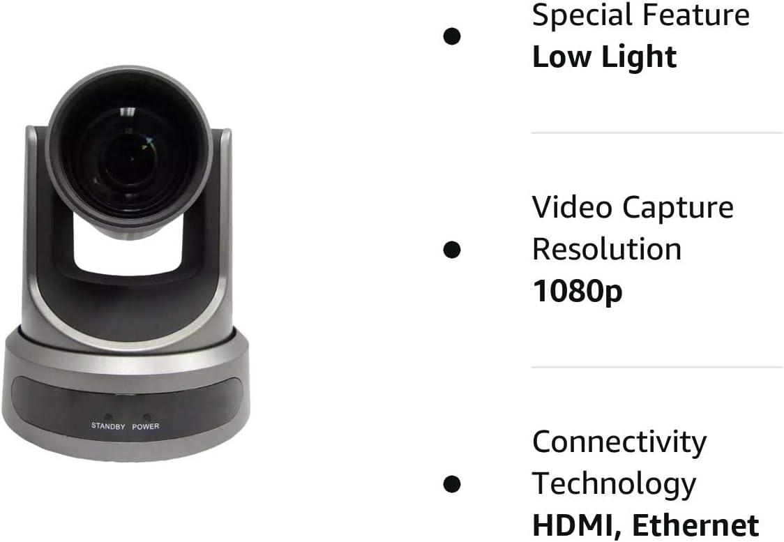 PTZOptics 30X-SDI Gray Live Streaming Camera with SDI, HDMI, and IP ...