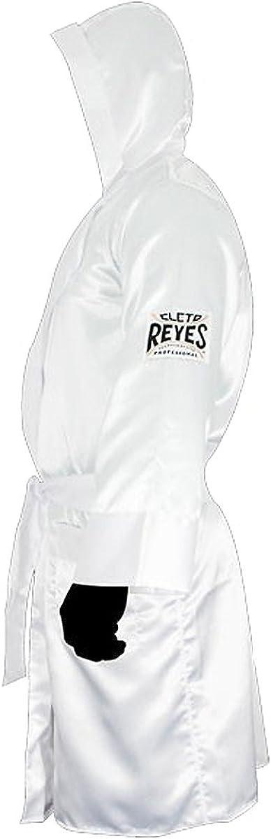 Cleto Reyes Satin Boxing Robe with Hood - Large - White | Premium ...