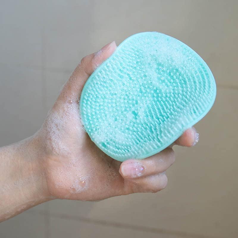 Extra-Large Silicone Back Scrubber for Shower | Exfoliating Shower Mat ...