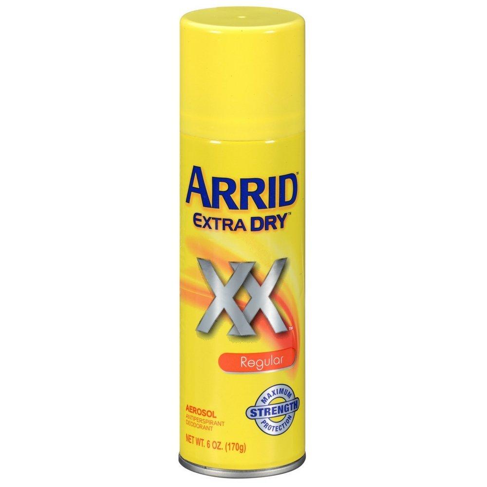 Arrid Extra Dry Regular Deodorant Spray 6 oz - Long-lasting Protection ...