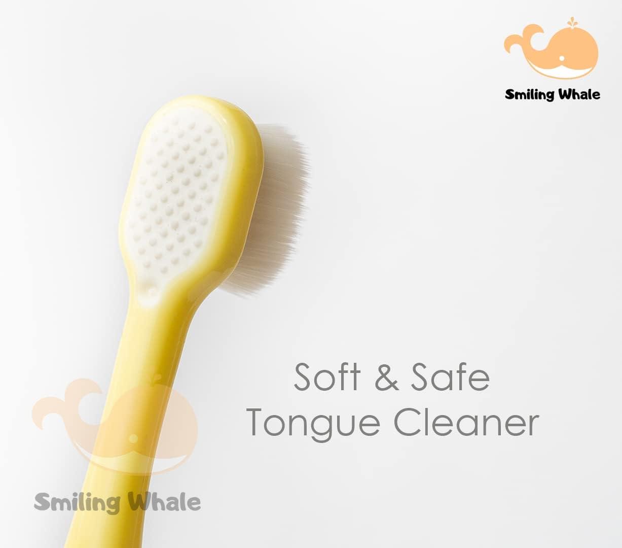 Smiling Whale Extra Soft Nano Toothbrush for Toddlers & Children ...