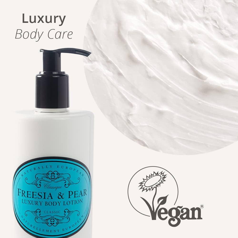 Naturally European Freesia & Pear Body Lotion 500ml | Organic Paraben ...