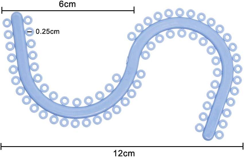Dental Orthodontic Separator Ties - 700 Blue Elastic Ligature Rings/10 ...