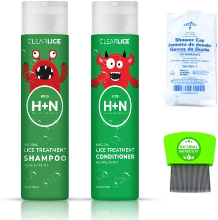 Clearlice Hair Lice Treatment Kit - Comb & Cap Included | For Children ...