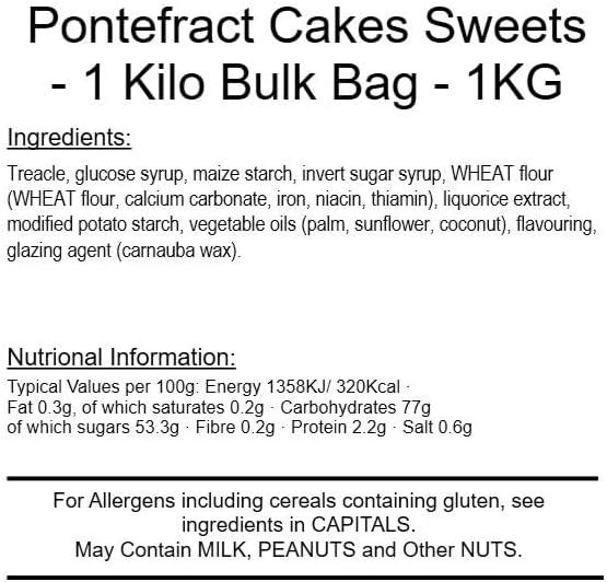 Pontefract Cakes 1kg | Buy Now with Express International Delivery ...