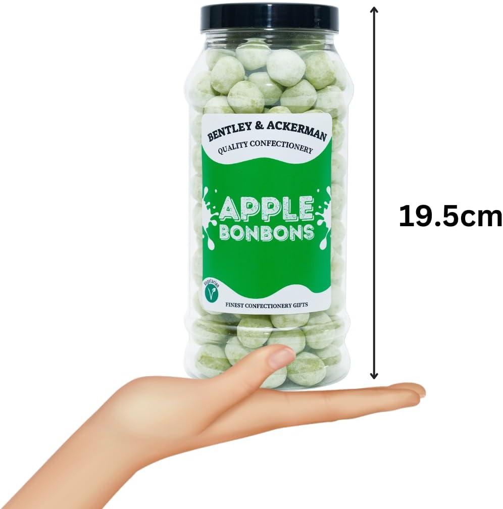 Apple Bonbons (605g) Original Apple-Flavoured Bonbons in a Gift Jar By ...