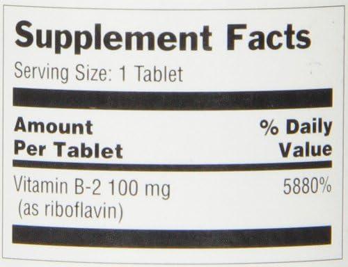 Optimum Vitamin B-2 100mg Tablets - 100 Count | Buy Now with Express ...