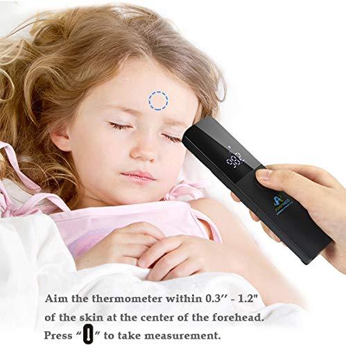 Amplim Medical Grade Non-Contact Forehead Thermometer for Adults & Kids ...