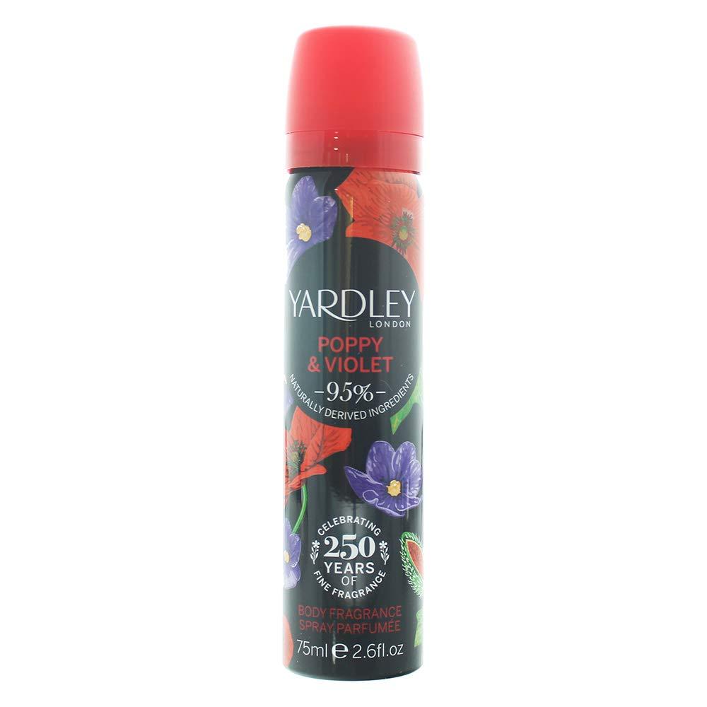 Yardley of London Poppy & Violet Body Spray 75ml