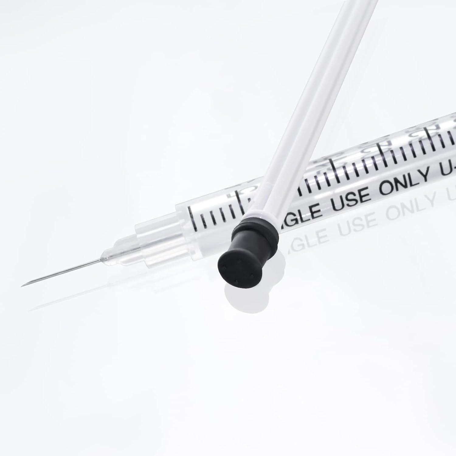 U-100 0.5cc 30G 5/16 Syringe 100 Pack - Individually Sealed 0.5ml 31G | Buy Now with Express ...